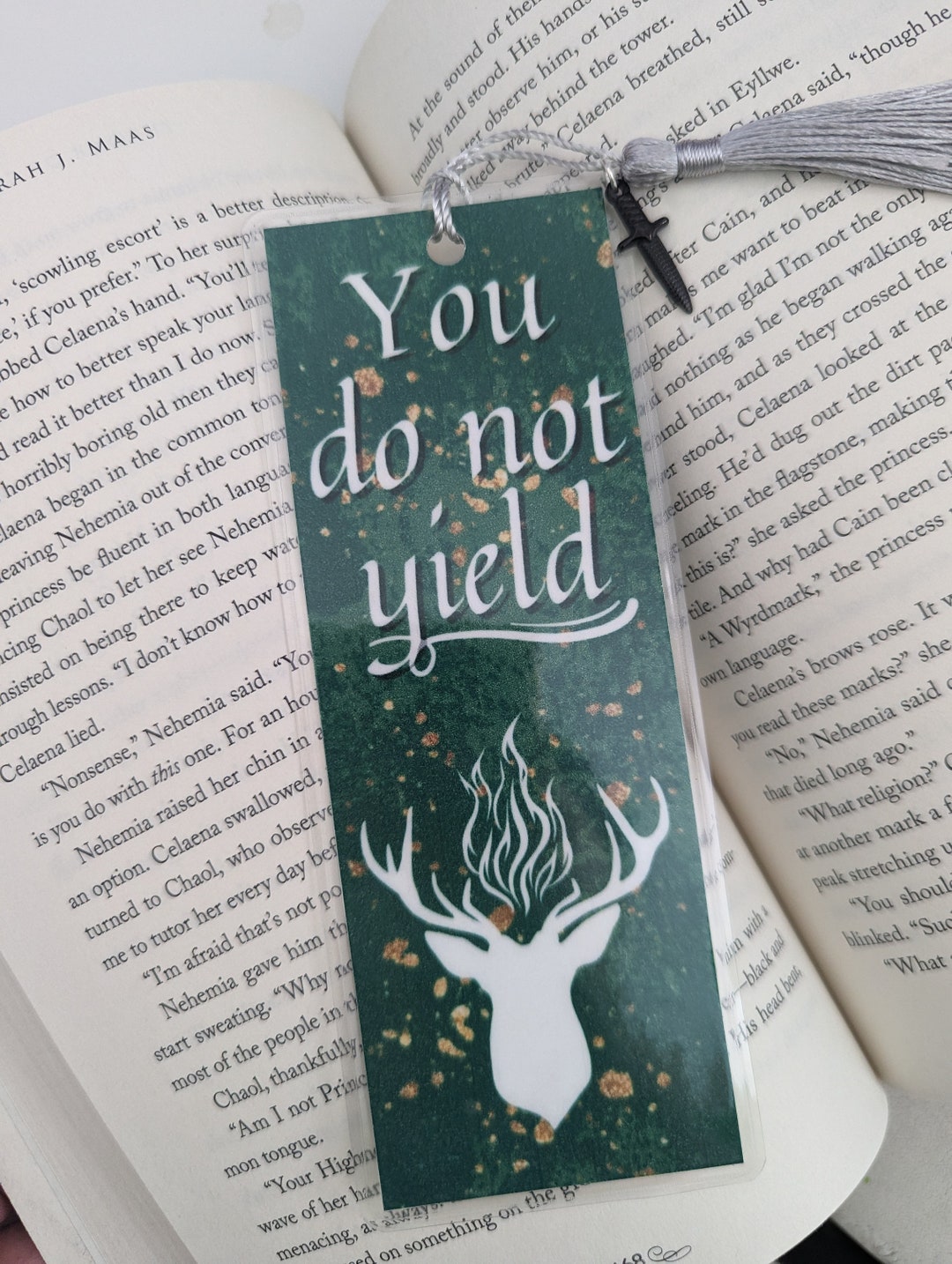 Do Not Yield Bookmark | Bookmark, TOG, Throne of Glass Inspired , TOG ...