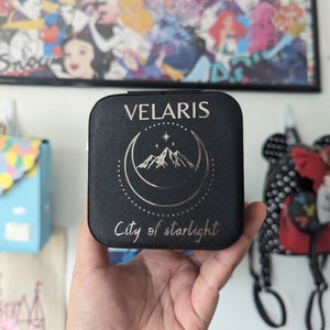 Velaris Inspired Travel Jewelry Case Jewelry Organizer, Travel Case ...