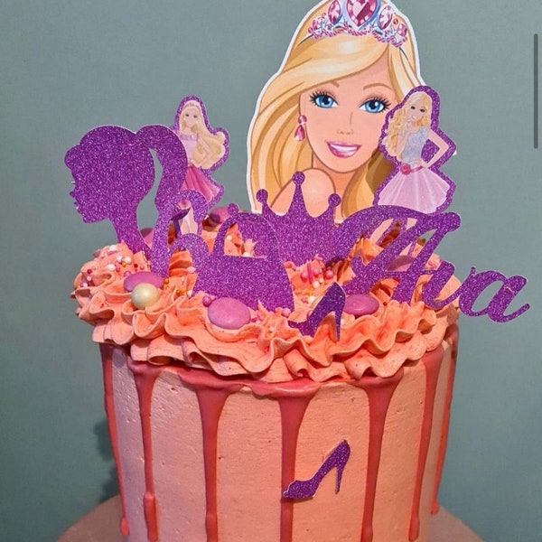 Barbie Cake Topper - Etsy UK