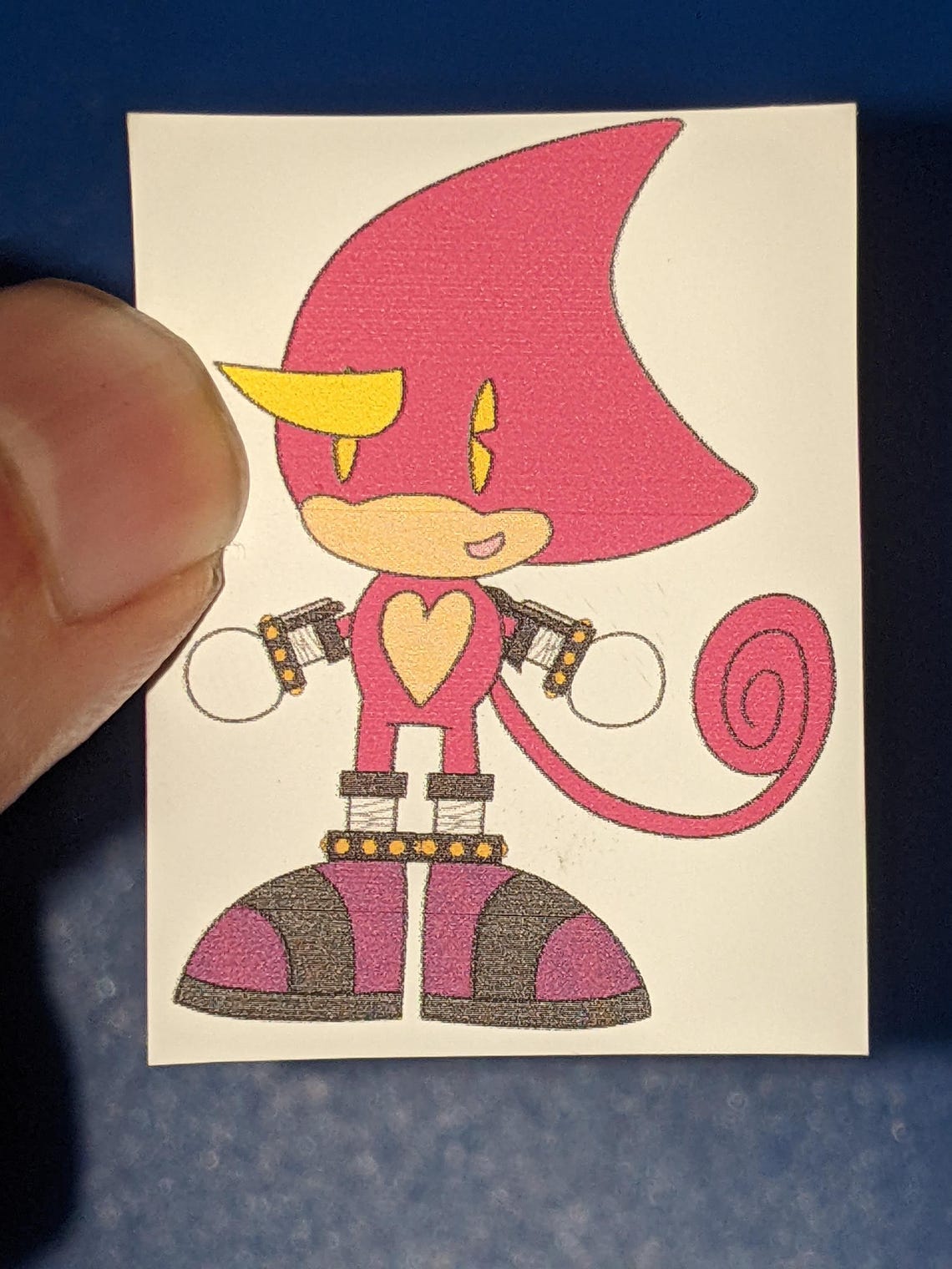 Espio the Chameleon Chibi Sticker (waterproof, Permanent Adhesive) - Etsy