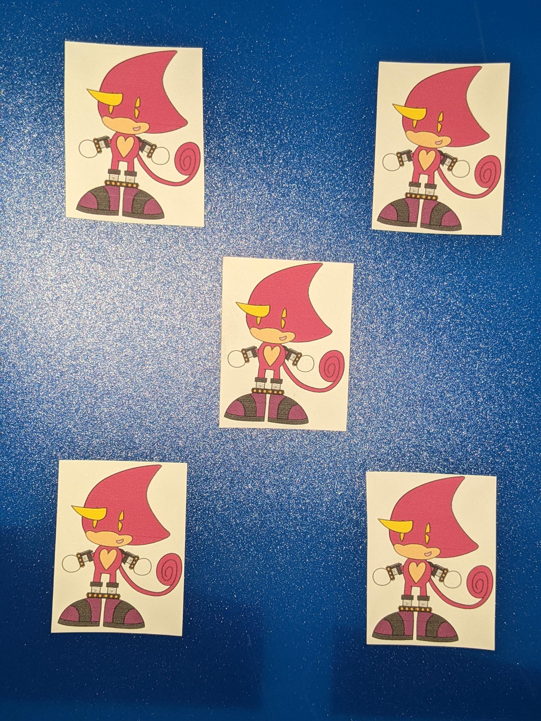 Espio the Chameleon Chibi Sticker (waterproof, Permanent Adhesive) - Etsy