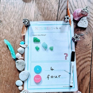 Numbers 1-10 - Busy Binder Activity - Etsy