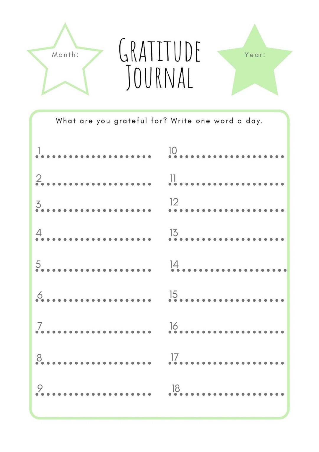 Gratitude Journal for Kids - Children's Diary, Self Care, Kindergarten ...
