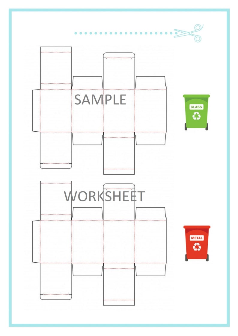 Recycling & Sorting Materials - Busy Binder Activity - Etsy