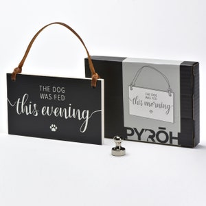 Cute Little Dog Fed Sign - Dog Feeding Tracker - Did You Feed the ...