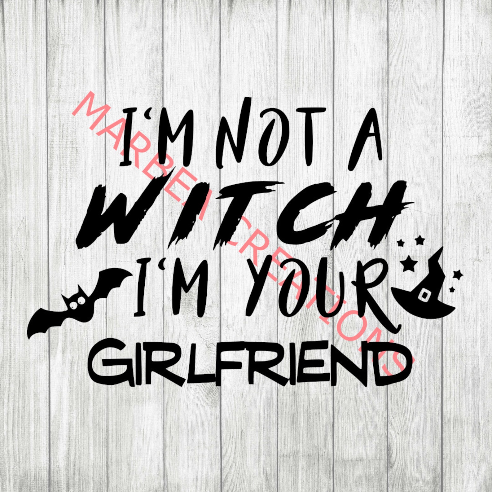 Get Back Witch I'm Not A Witch I'm Your ... | Etsy