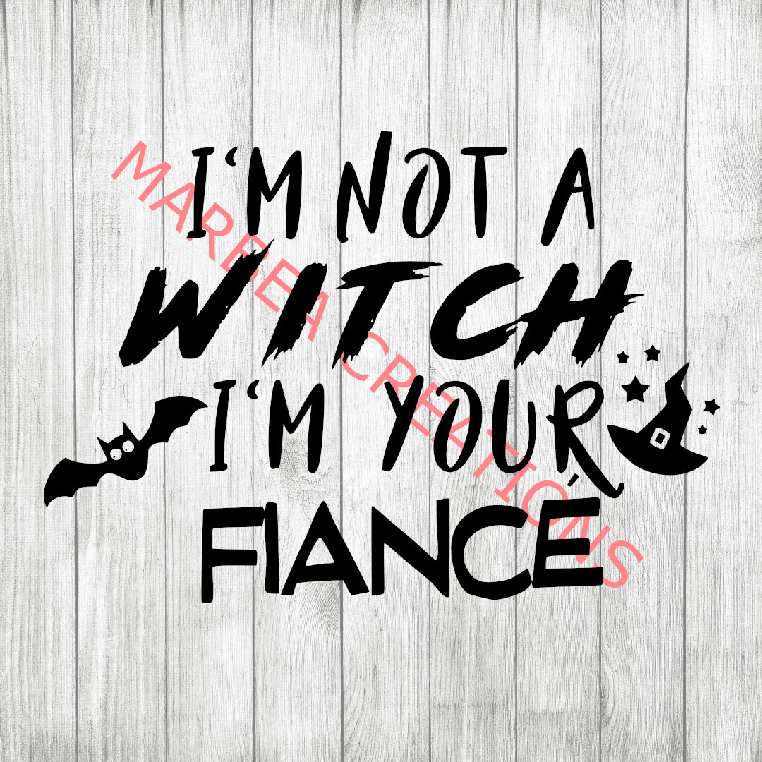 Get Back Witch I'm Not A Witch I'm Your ... | Etsy