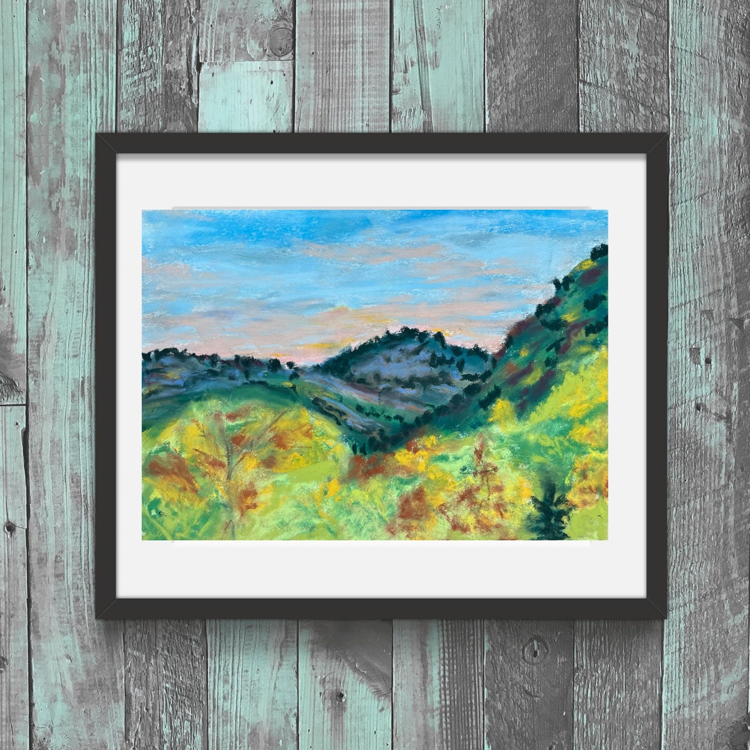 Grafton Notch, Original Pastel Painting and Prints - Etsy