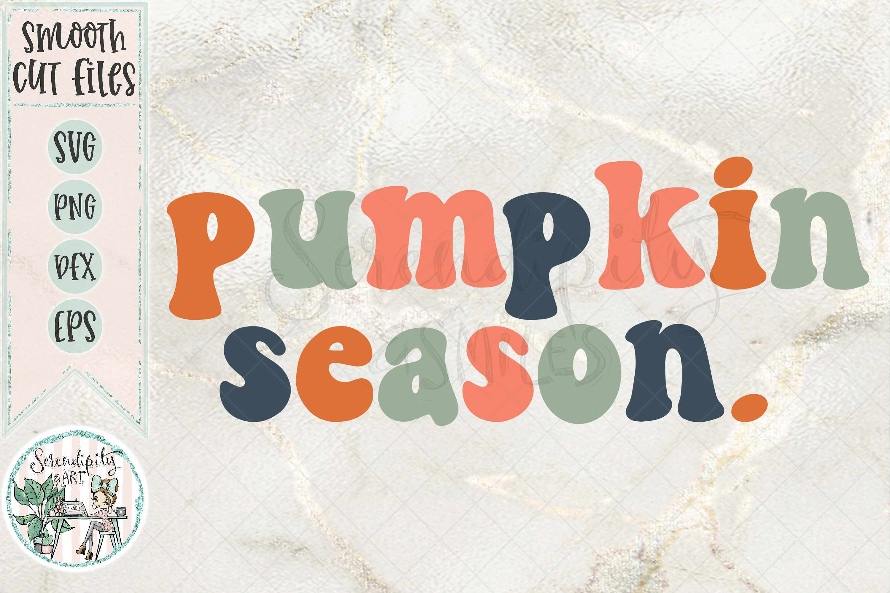 Retro Pumpkin Season 2 Svg-png-dfx-eps Files for Cutting | Etsy