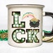 LUCK Rainbow Pot of Gold PNG Sublimation St. Patrick's Day Shamrock ...