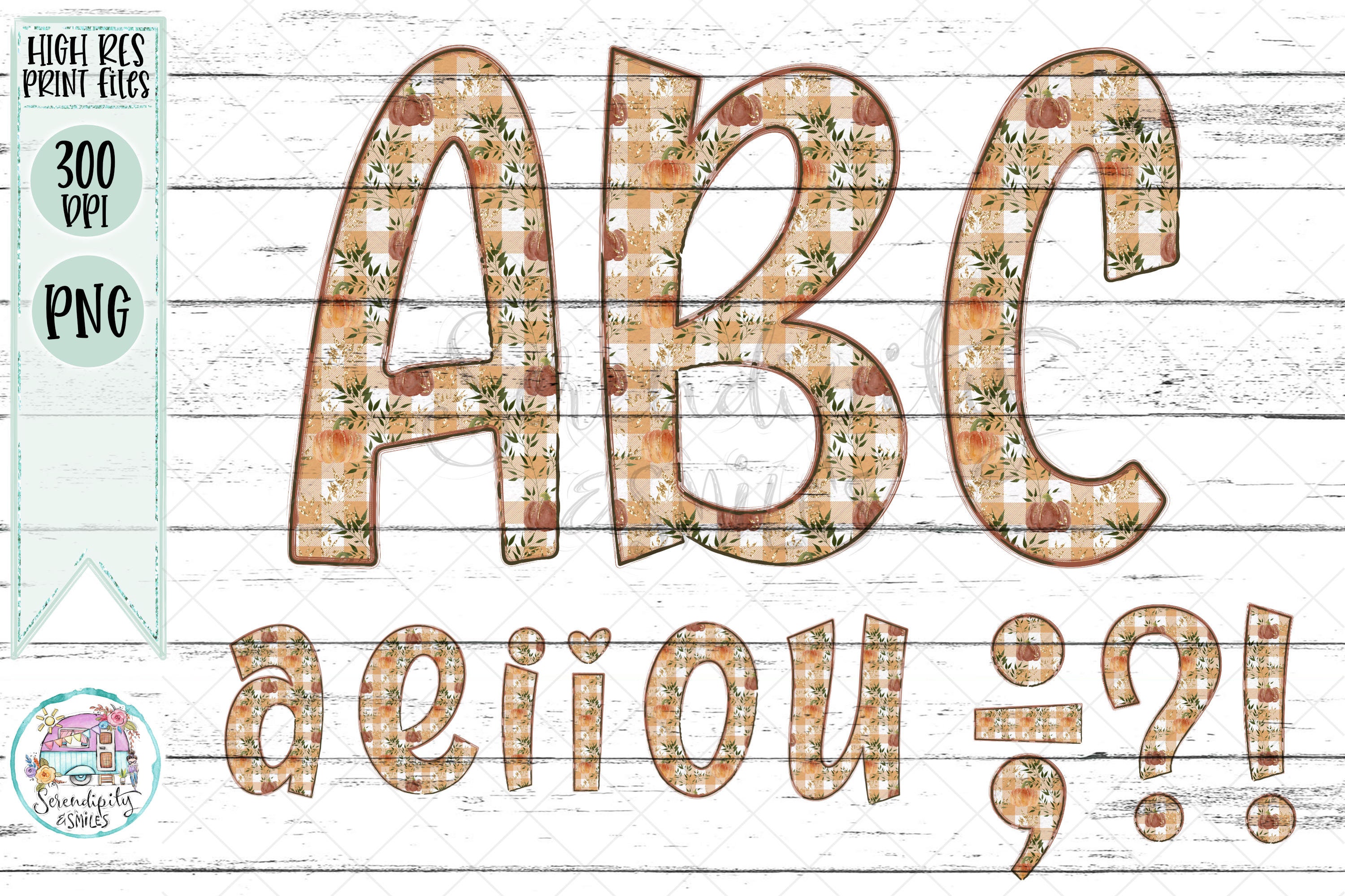 Warm Fall Doodle Alphabet Number Punctuation Bundle PNG - Etsy