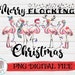 Tropical Christmas - Merry Flocking Christmas - PNG - Sublimation ...