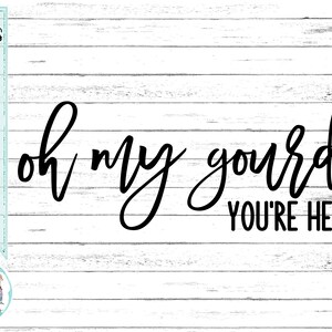 Oh My Gourd You're Here Doormat - Svg - Png - Dfx - Eps Files for ...