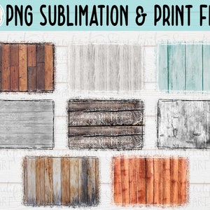 Rustic Wood Background 1 PNG Elements- Print Sublimation Background ...