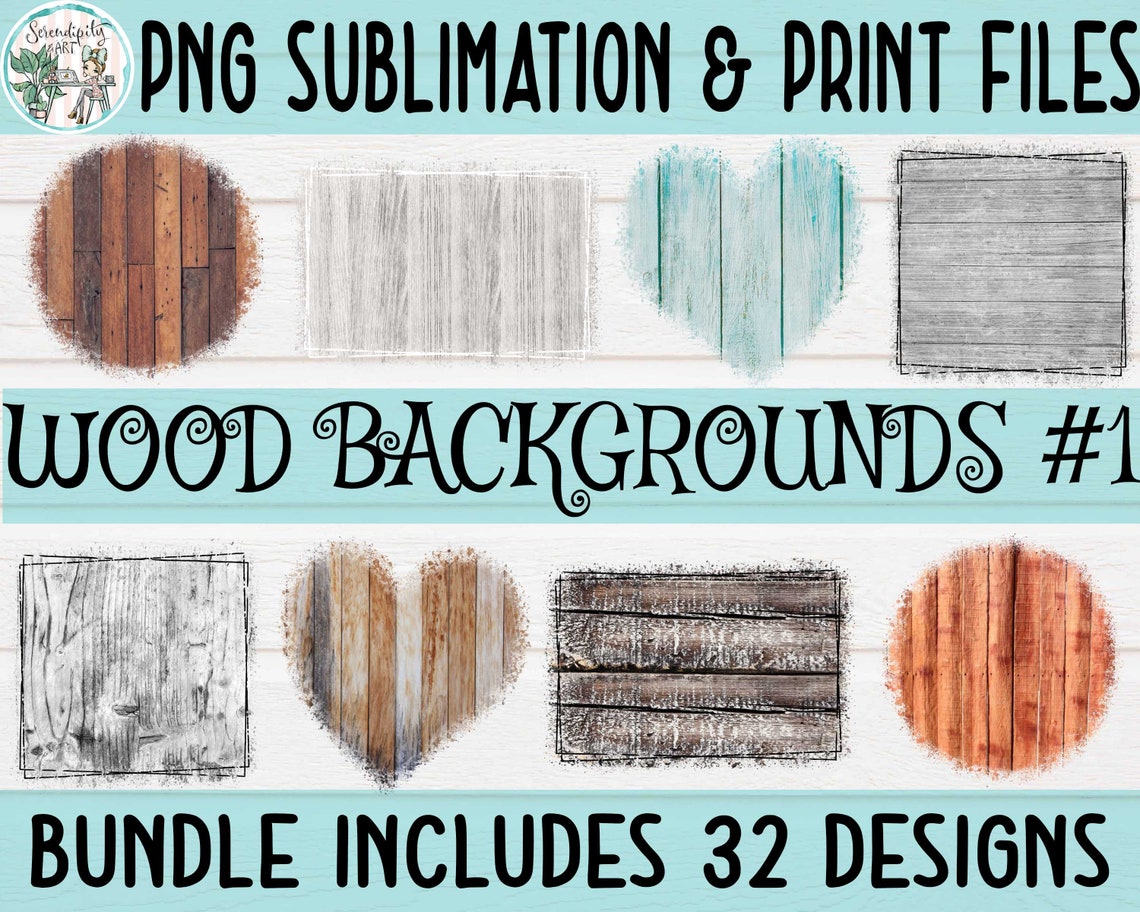 Rustic Wood Background 1 PNG Elements Print Sublimation - Etsy