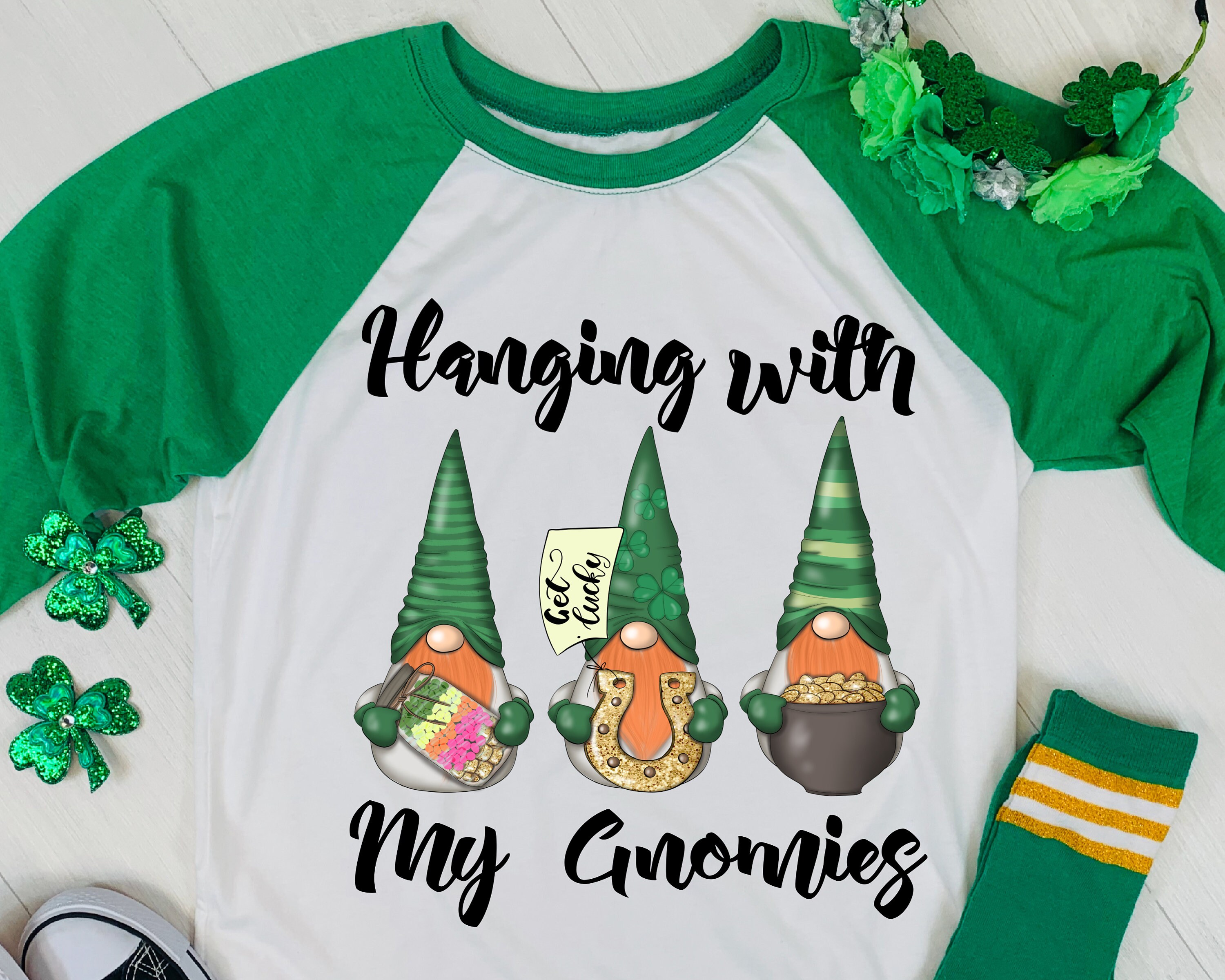 Hanging With My Gnomies PNG - Sublimation - St. Patrick's Day ...