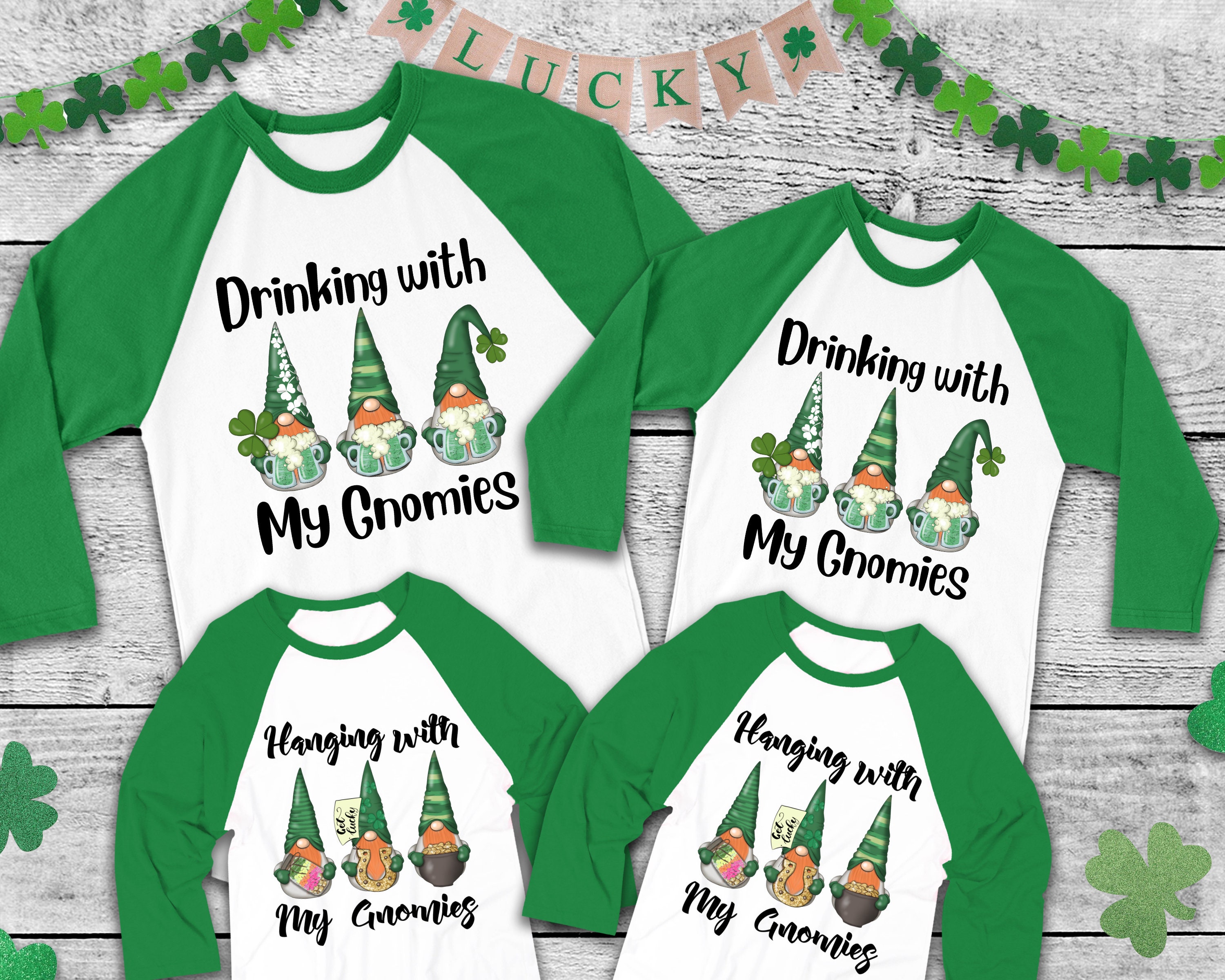 Hanging With My Gnomies PNG - Sublimation - St. Patrick's Day ...
