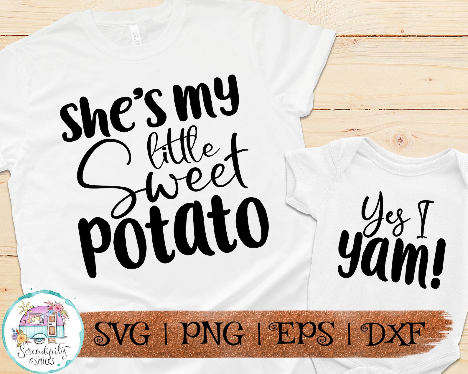 She's My Little Sweet Potato - Yes I Yam - Svg-png-dfx-eps - Files for ...