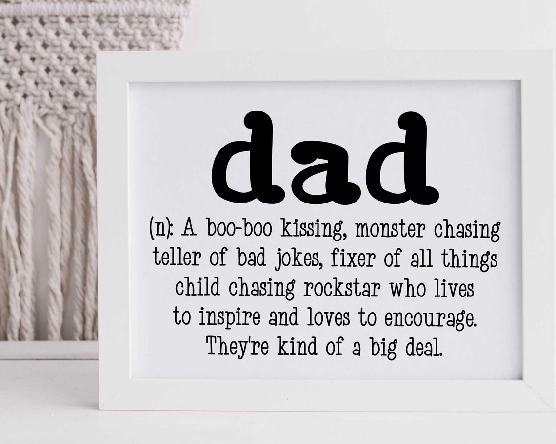 Dad Definition Svg Png Dfx Eps Files for Cutting - Etsy