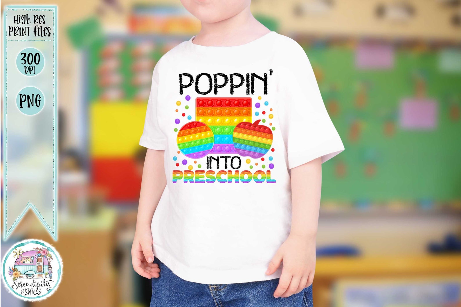 Poppin' Into Preschool Preschool PNG Sublimation - Etsy