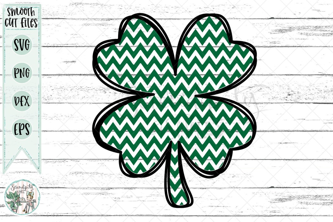 Chevron Shamrock - Svg - Png - Dxf - Eps - Cut File - Cricut ...