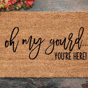 Oh My Gourd You're Here Doormat - Svg - Png - Dfx - Eps Files for ...