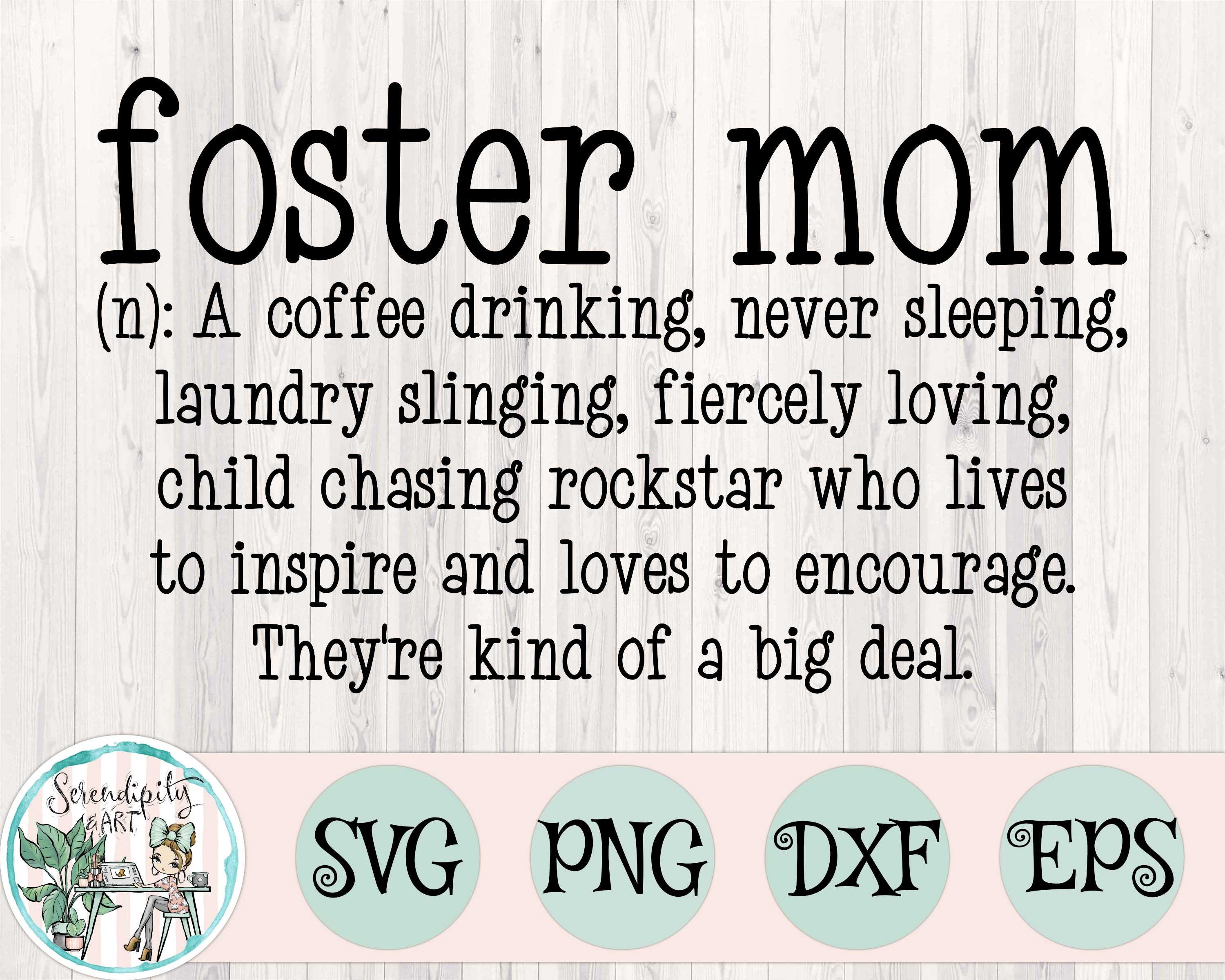 Foster Mom Definition Svg Png Dfx Eps Files for - Etsy