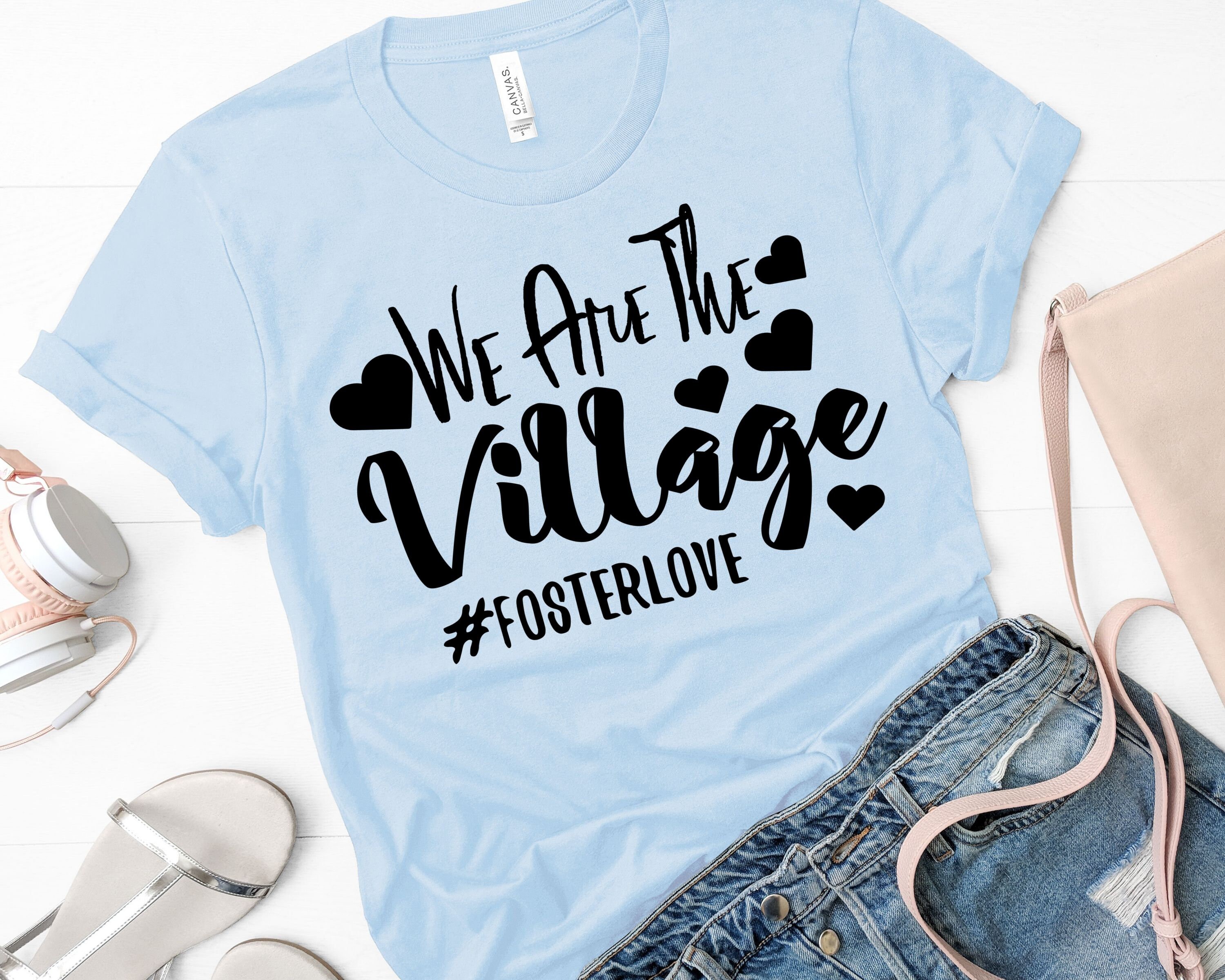 We Are the Village fosterlove Svg Png Dxf Eps Cut - Etsy