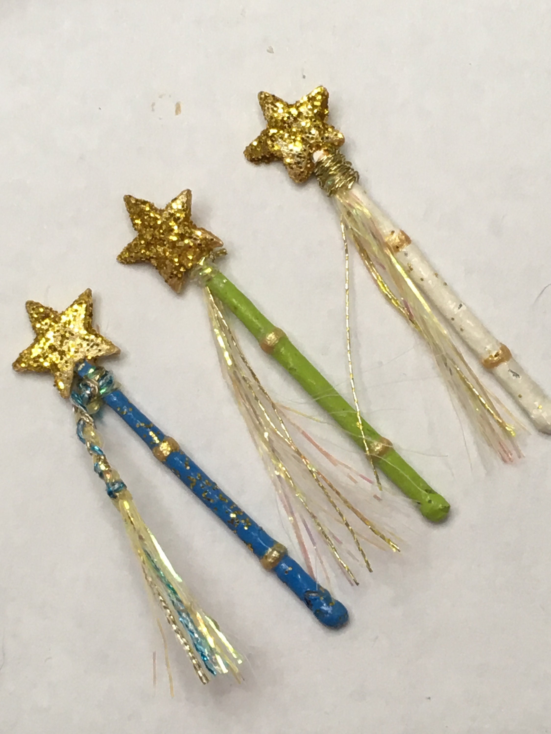 1:12 Glittered Magic Fairy Wizard Wand Dollhouse Miniature - Etsy