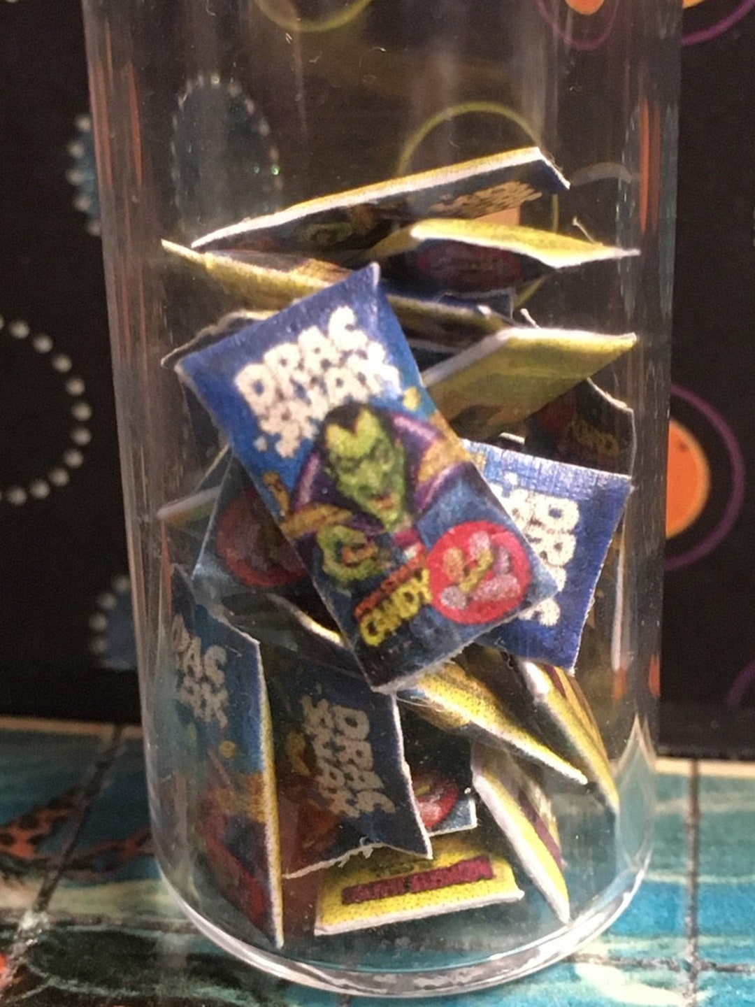 1:12 Dracula Candy Pouch Halloween Candy Packs Dollhouse Miniature for ...