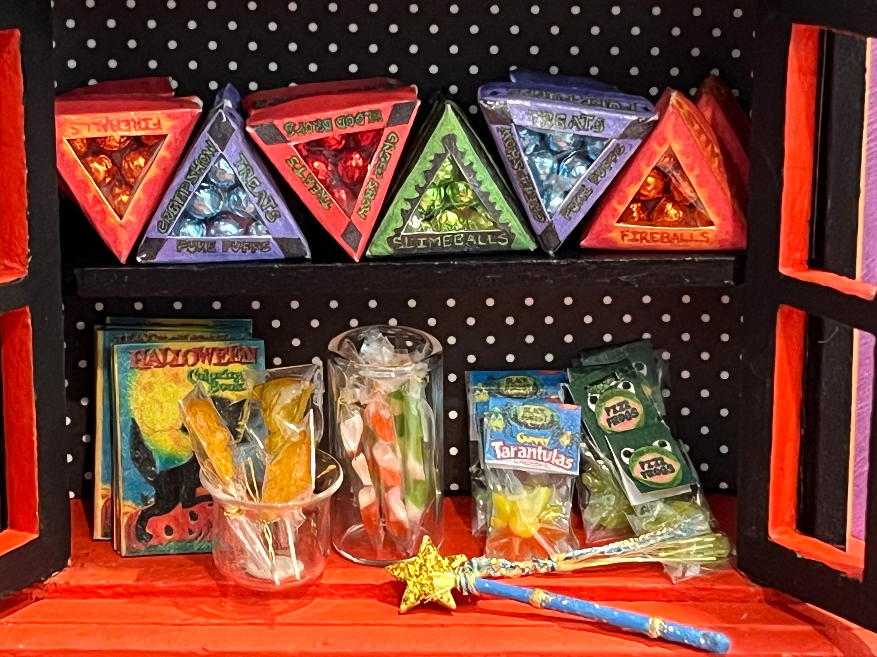 1:12 Creepshow Treats Bonbon Boxes Puke Puffs, Blood Drops Slimeballs ...