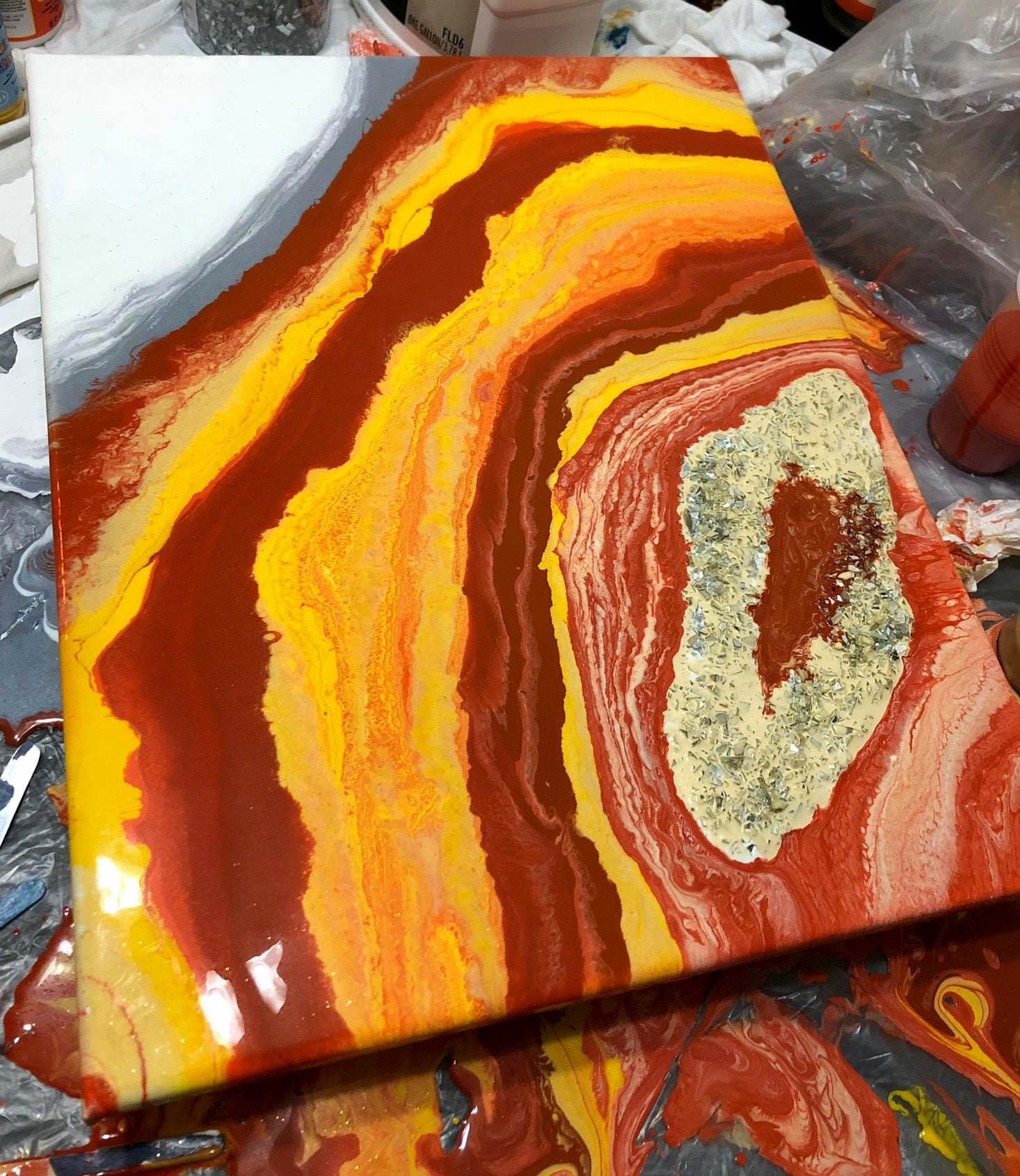 Custom Geode Painting - Etsy
