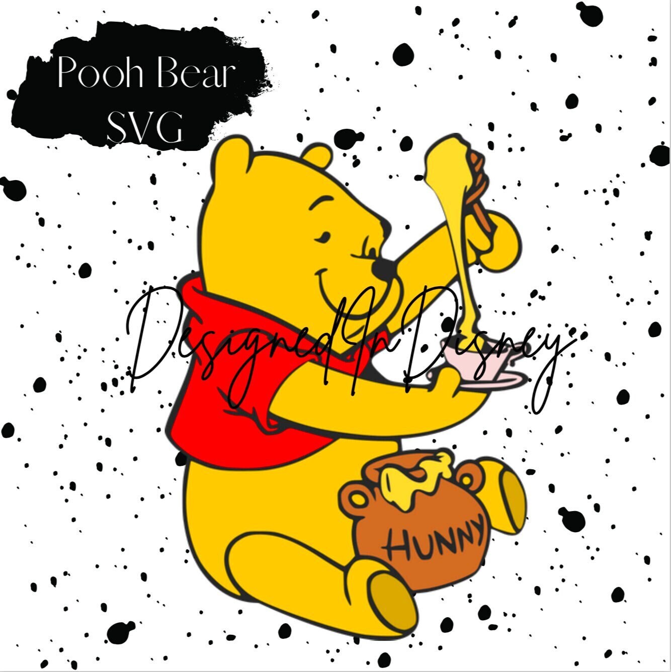 Pooh Bear SVG | Etsy
