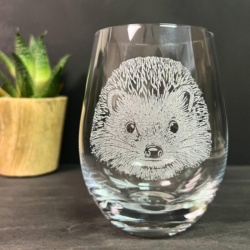 Glass Hedgehog - Etsy