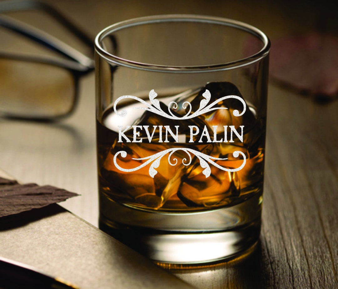 Custom Rocks Glass - Personalized Glass - Secret Message on Bottom of ...