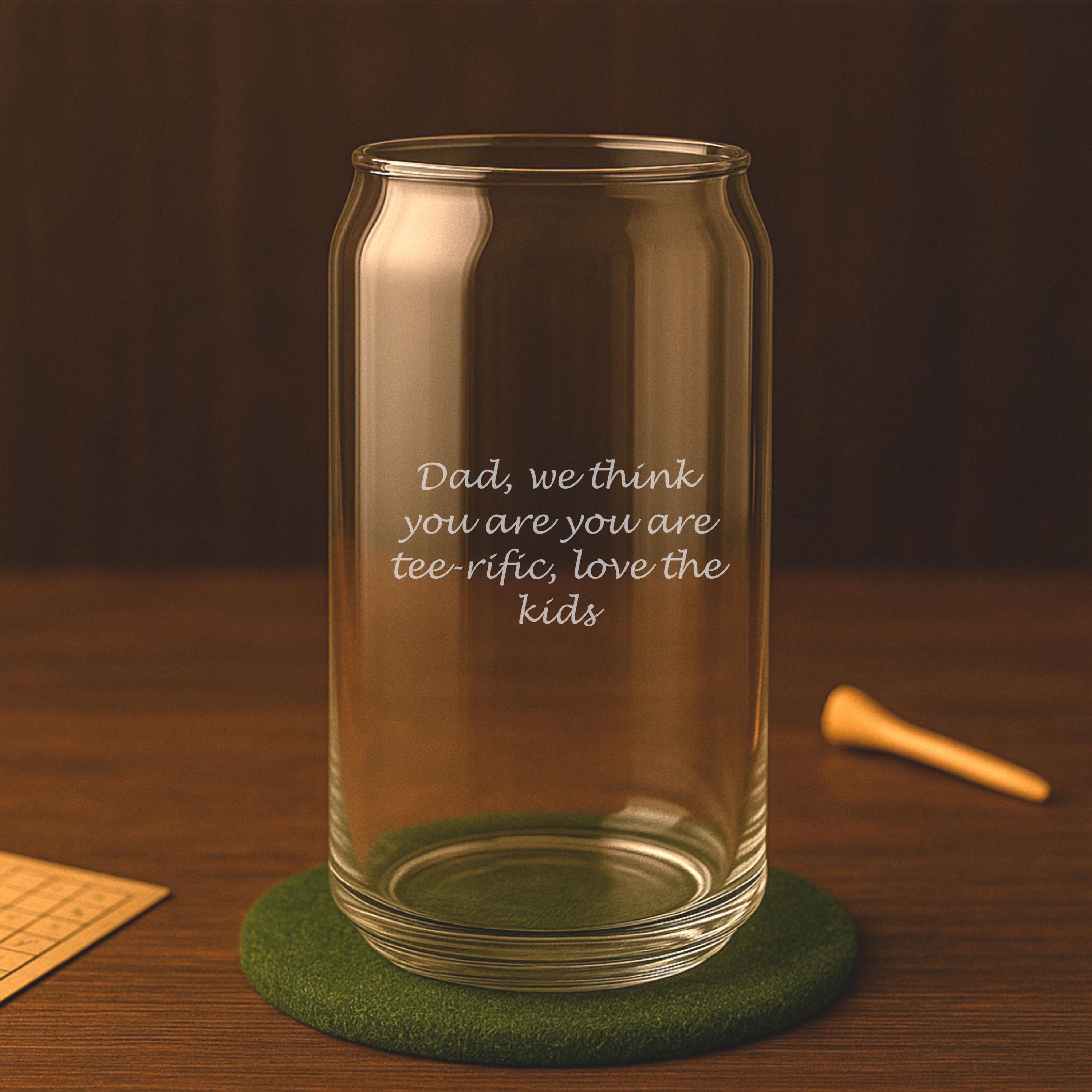 Etched Golf Whiskey Glass: Father's Day Gift - Golfer Gift - Etsy