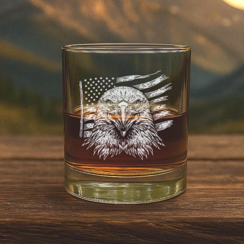 Patriotic Glassware - Etsy