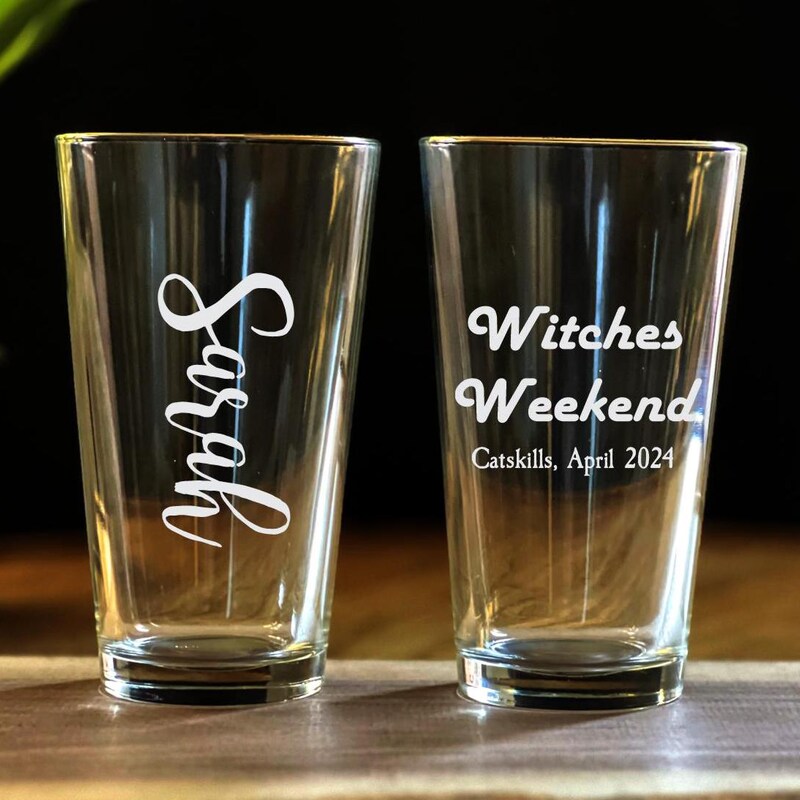 Personalized Glass - Etsy