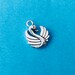 1,10,20 Silver Swan Charms-swan Pendant-bird Charms - Etsy