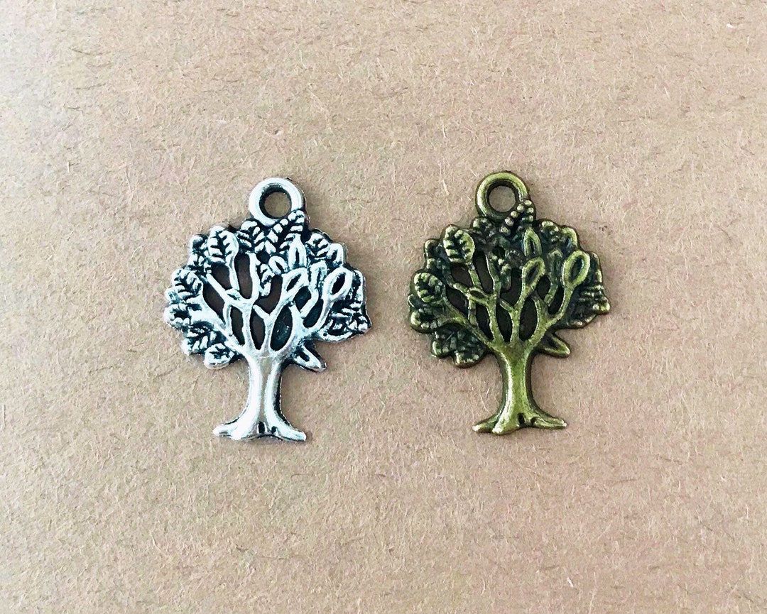 4 Tree of Life Charm|family Tree Charm - Etsy