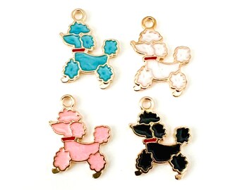 1621mm Enamel Animal Dog Charm Cartoon Puppy Charms Pendant - Etsy