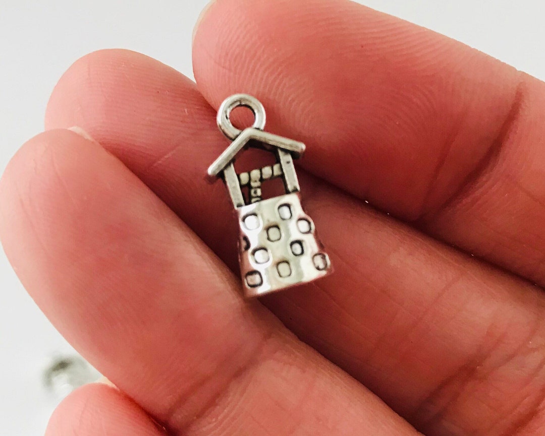1,4, Wish Charm-wishing Well-3d Good Luck Charm - Etsy