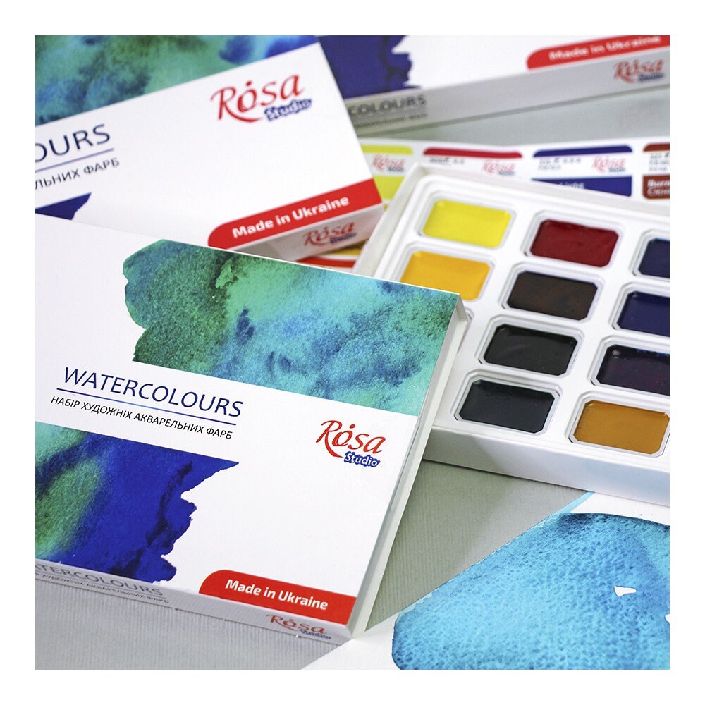 Watercolor Set STUDIO Watercolors 2.5 Ml Full Pans 24 Colors - Etsy
