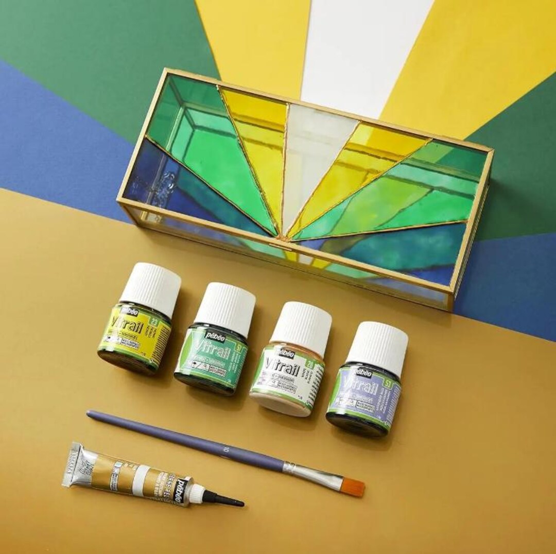 Pebeo Solvent-based Glass Paint for VITRAIL Diy Project 45ml Colors ...