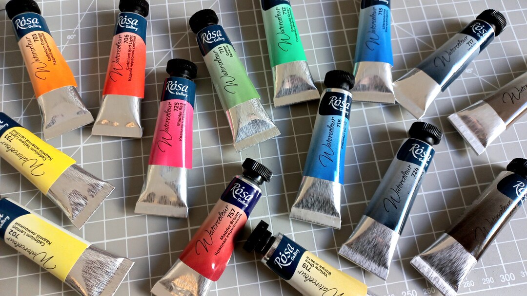 WATERCOLOR Tube Watercolor Art Paint Full Pans 10 Ml Artist Paints ...