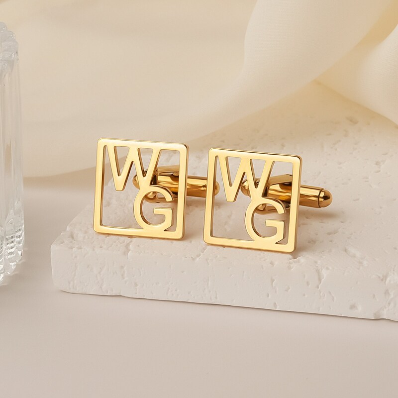 Monogram Cufflinks - Etsy