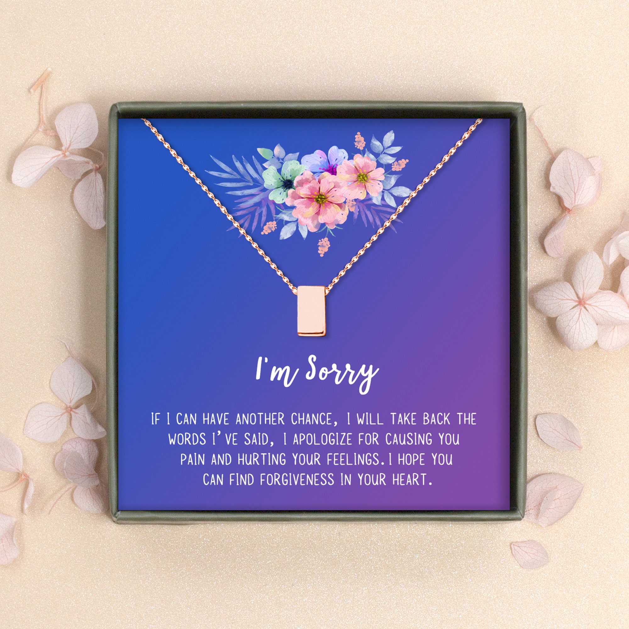 Apology Gift Apology Necklace Gift for Friends - Etsy.de
