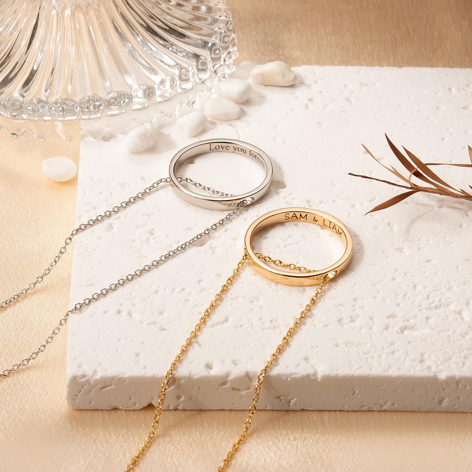 Circle Promise Ring Etsy