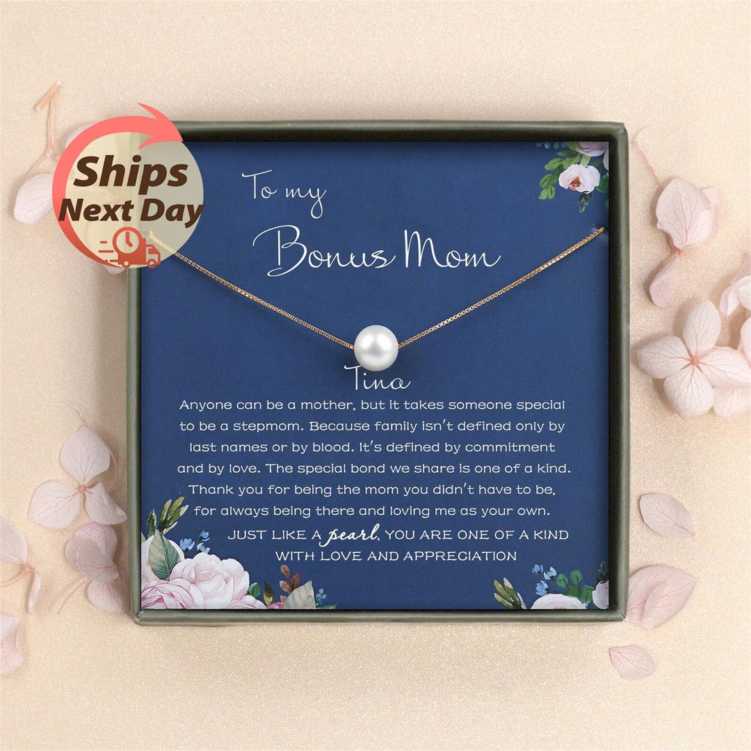 Bonus Mom Gifts - Mother's Necklace for Bonus Mom - Step Mom Gift ...