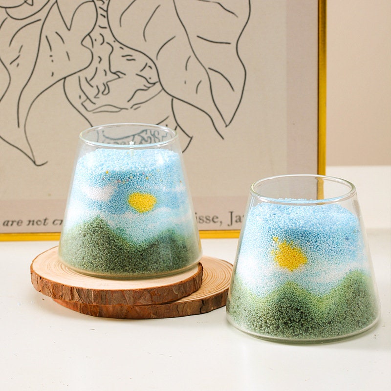 Diy Sand Candle Scented Candle - Etsy